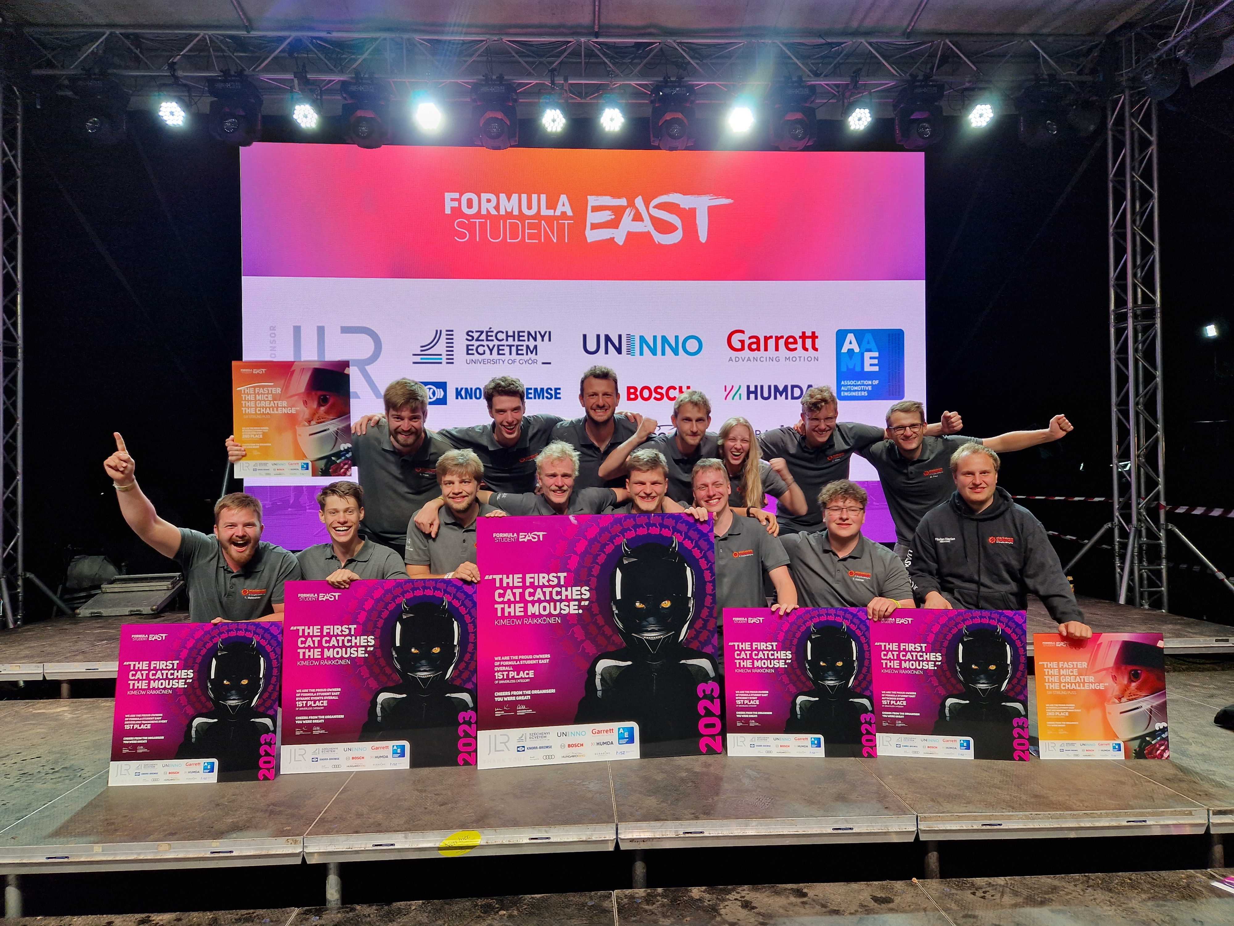 Abgeräumt bei der Formula Student East – der „Rote Kobold“ voll in ... Abgeräumt bei der Formula Student East – der „Rote Kobold“ voll in ...