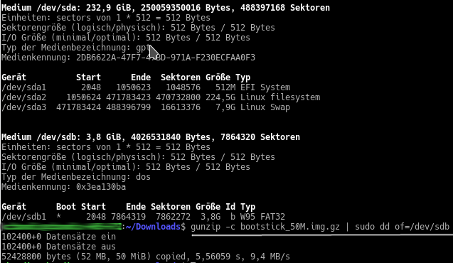 BIOS update using DOS shell - TUXEDO Computers