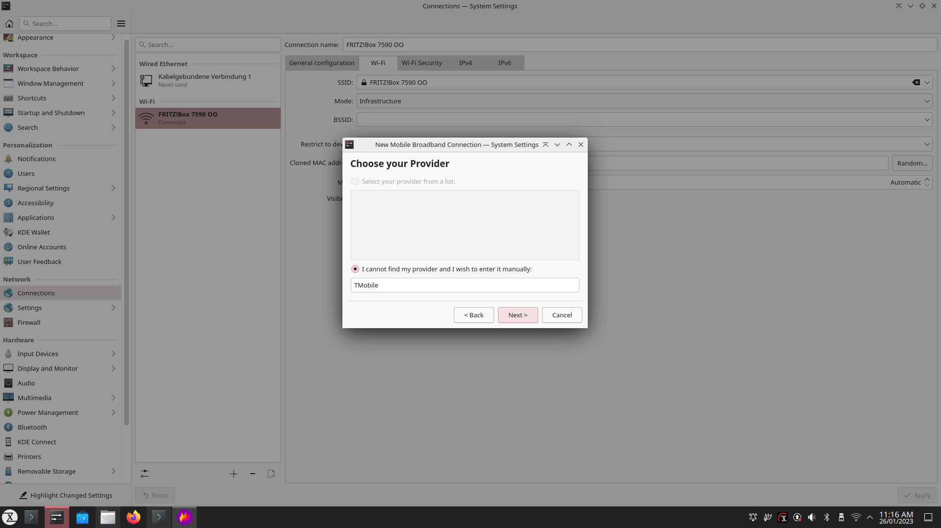 How is an LTE connection established under TUXEDO OS? - TUXEDO Computers