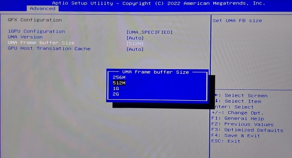 Graphics memory for Pulse 14 and 15 Gen1 - TUXEDO Computers