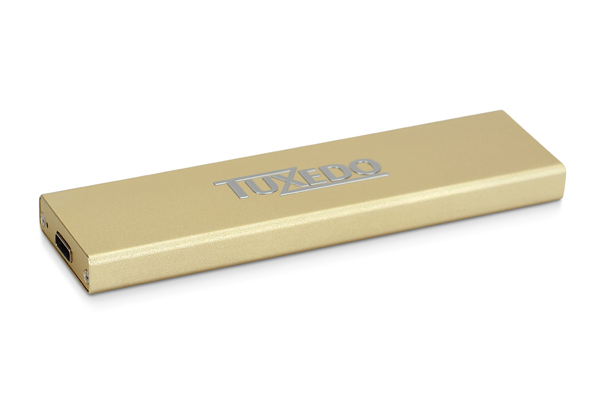 External mini hard disk drive enclosure up to 1TB M.2 SSD - 10.5 x 3.0 ...